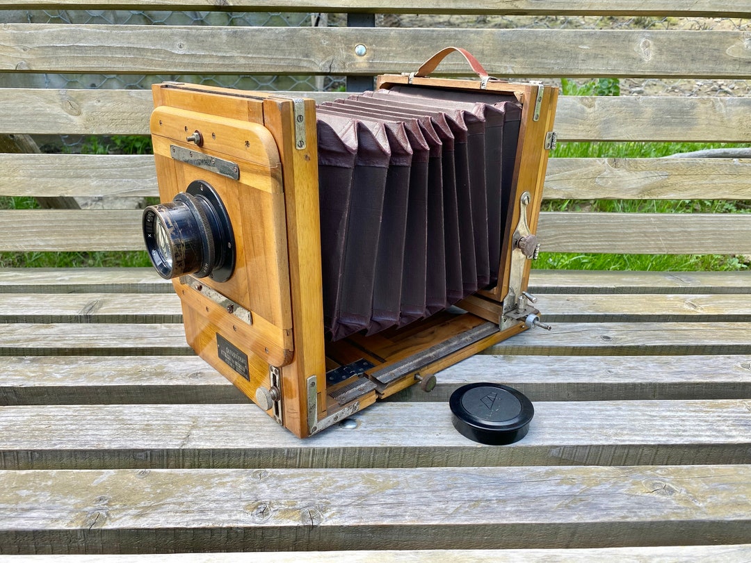 Vintage Soviet Camera FKD 13 X 18, Lens INDUSTAR 51 (4.5 / 210 ...