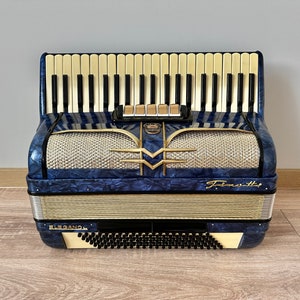 Rare Firotti Elegance Piano Accordion, 120 Bass, 3 Voices, 5+2 Registers, Germany Accordion ...