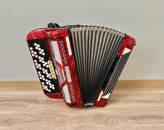 Firotti Eroica, 5 Row 120 Bass, Full Size Concert Button Accordion, Made Germany, Professional ...