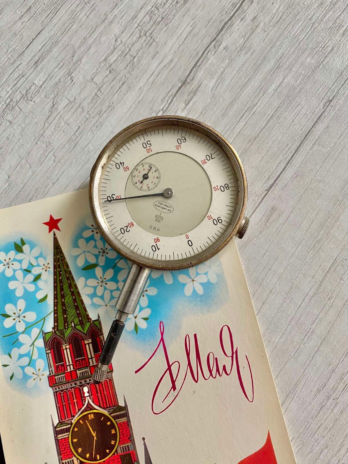 Vintage Soviet Measuring Device / Dial Indicator Tool / | Etsy