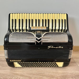 Rare Germany Accordion Firotti, 4/4 Accordion, 120 Bass, 41 Keys, 3 ...