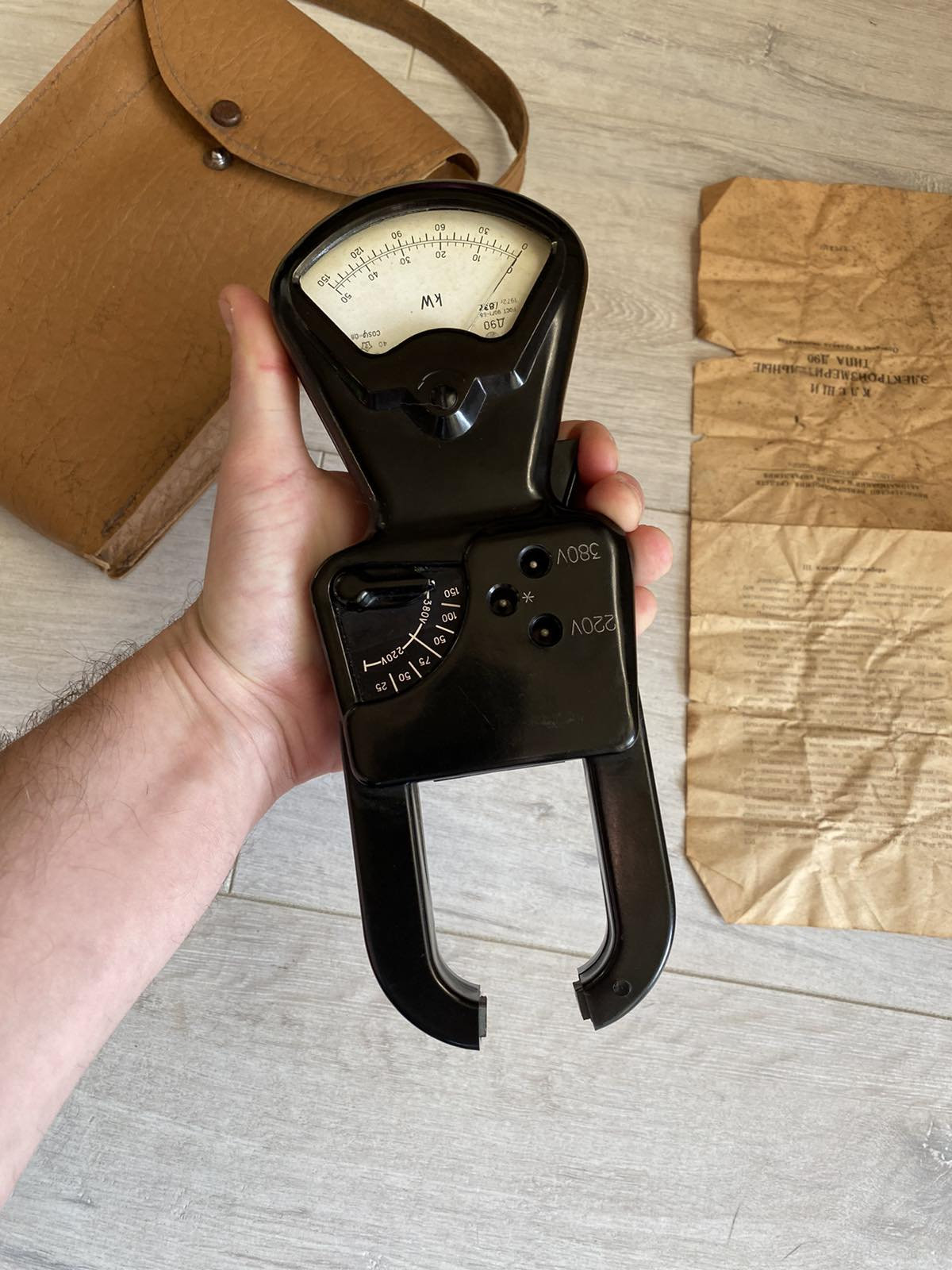 Rare Vintage Soviet Voltage Meter Current Clamp Electric | Etsy