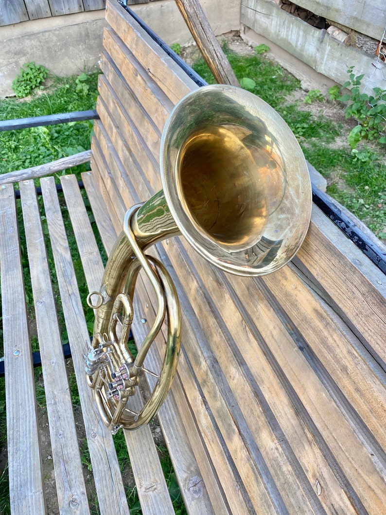 Large Musical Trumpet 32 Inch Musical Instrument Made From - Etsy