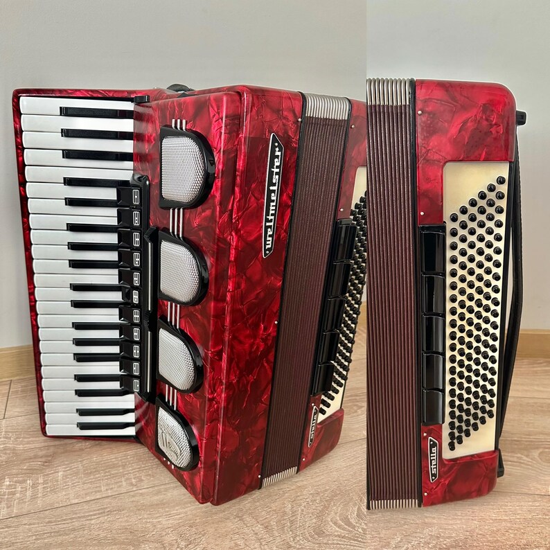 Rare Weltmeister Accordion, 4/4 Accordion, 120 Bass, 41 Key, 4 Voice ...