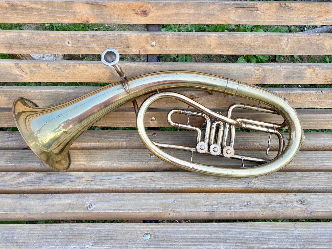 Large Musical Trumpet, 32 Inch, Musical Instrument, Made From Brass ...