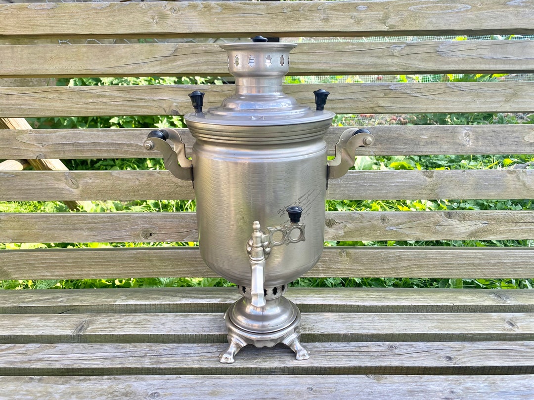 Big Russian Samovar TULA ZSHV, Wood-fired Samovar, Fire Samovar 5 ...