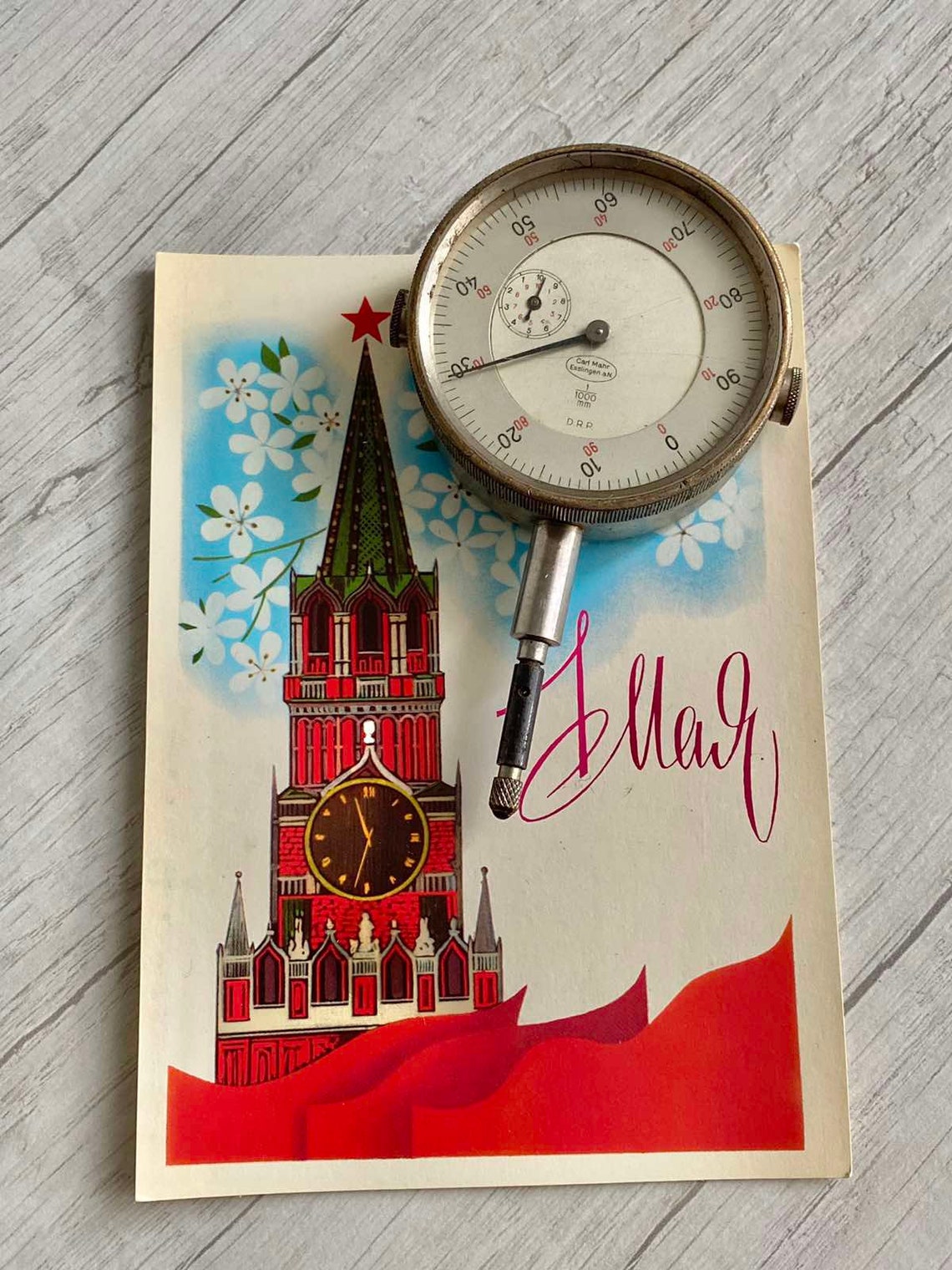 Vintage Soviet Measuring Device / Dial Indicator Tool / | Etsy