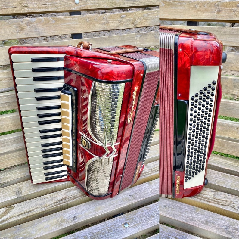 Firotti Elegance Piano Accordion 120 Bass 4 Voice 112 - Etsy Canada