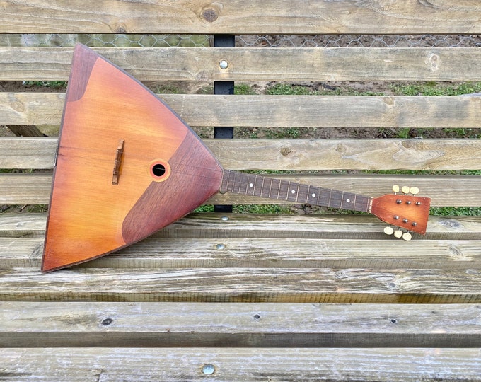 Ukrainian Balalaika, Vintage National String Instrument, Balalaika 6 ...