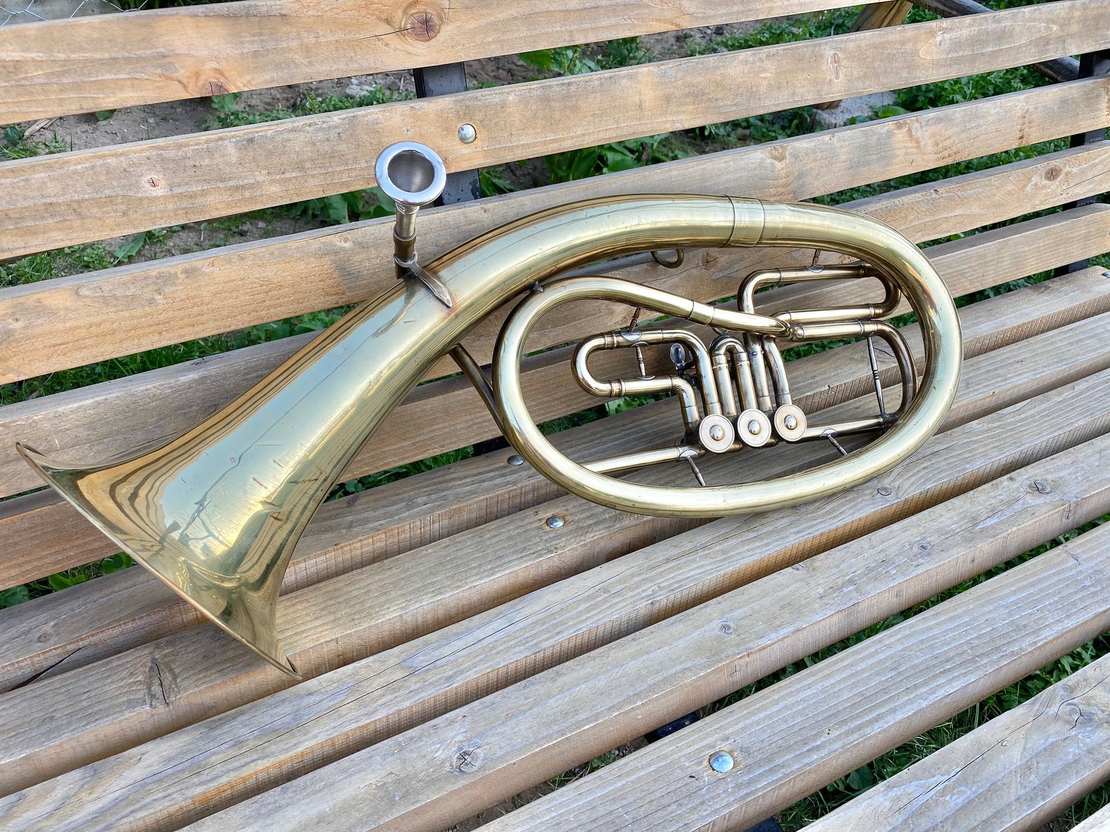 Large Musical Trumpet 32 Inch Musical Instrument Made From - Etsy