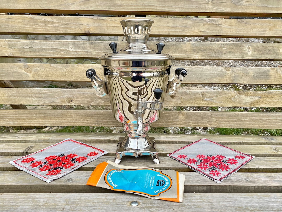 Like New Big Working Ukrainian Samovar 3L, Samovar USSR, Gift Samovar ...