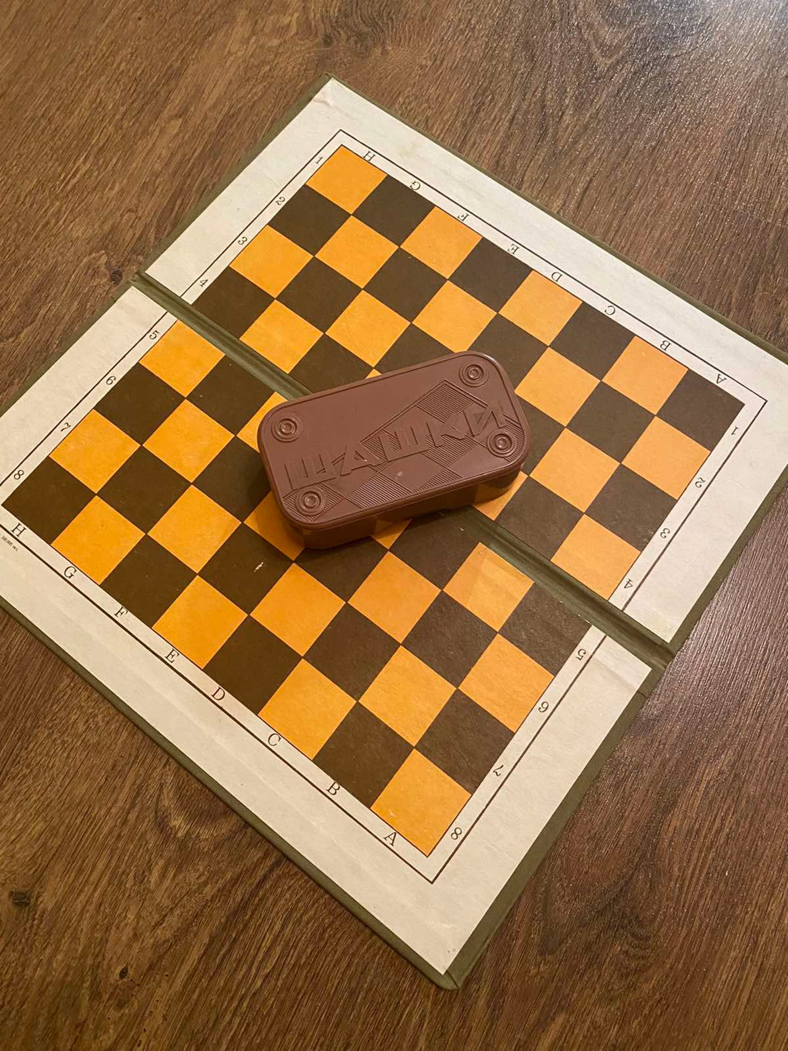 USSR Shashki Game Soviet Checkers Plastic Round Black White 24 | Etsy