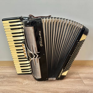 Rare Germany Accordion Firotti, 4/4 Accordion, 120 Bass, 41 Keys, 3 ...