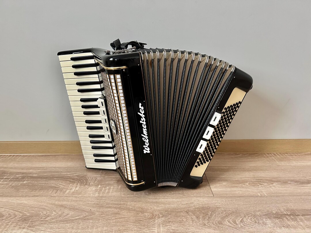 Rare Great Weltmeister Accordion, 7/8 Accordion, 96 Bass, 37 Key, 3 ...