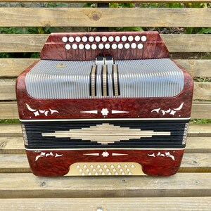 Vintage Folk Garmoska Ukrainian Garmoska 3 Voice Russian - Etsy