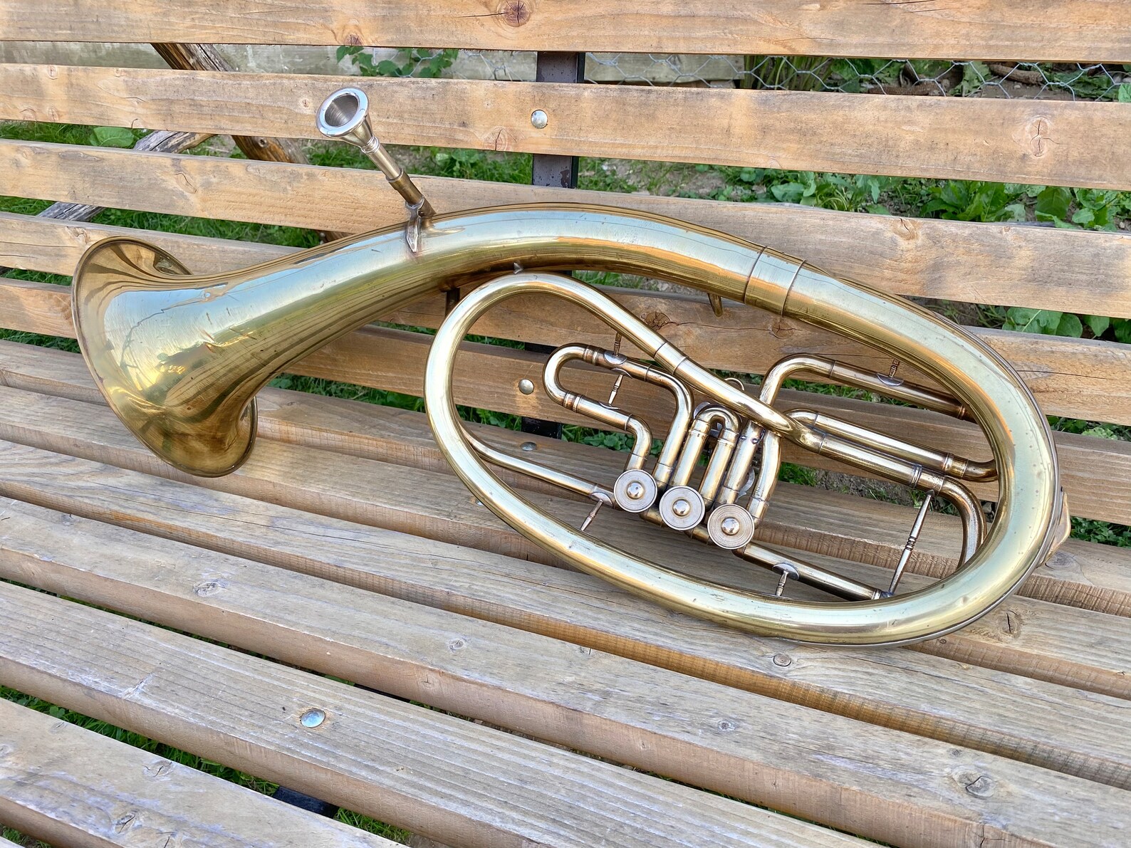Large Musical Trumpet 32 Inch Musical Instrument Made From - Etsy