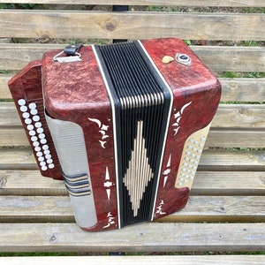 Vintage Folk Garmoska Ukrainian Garmoska 3 Voice Russian - Etsy