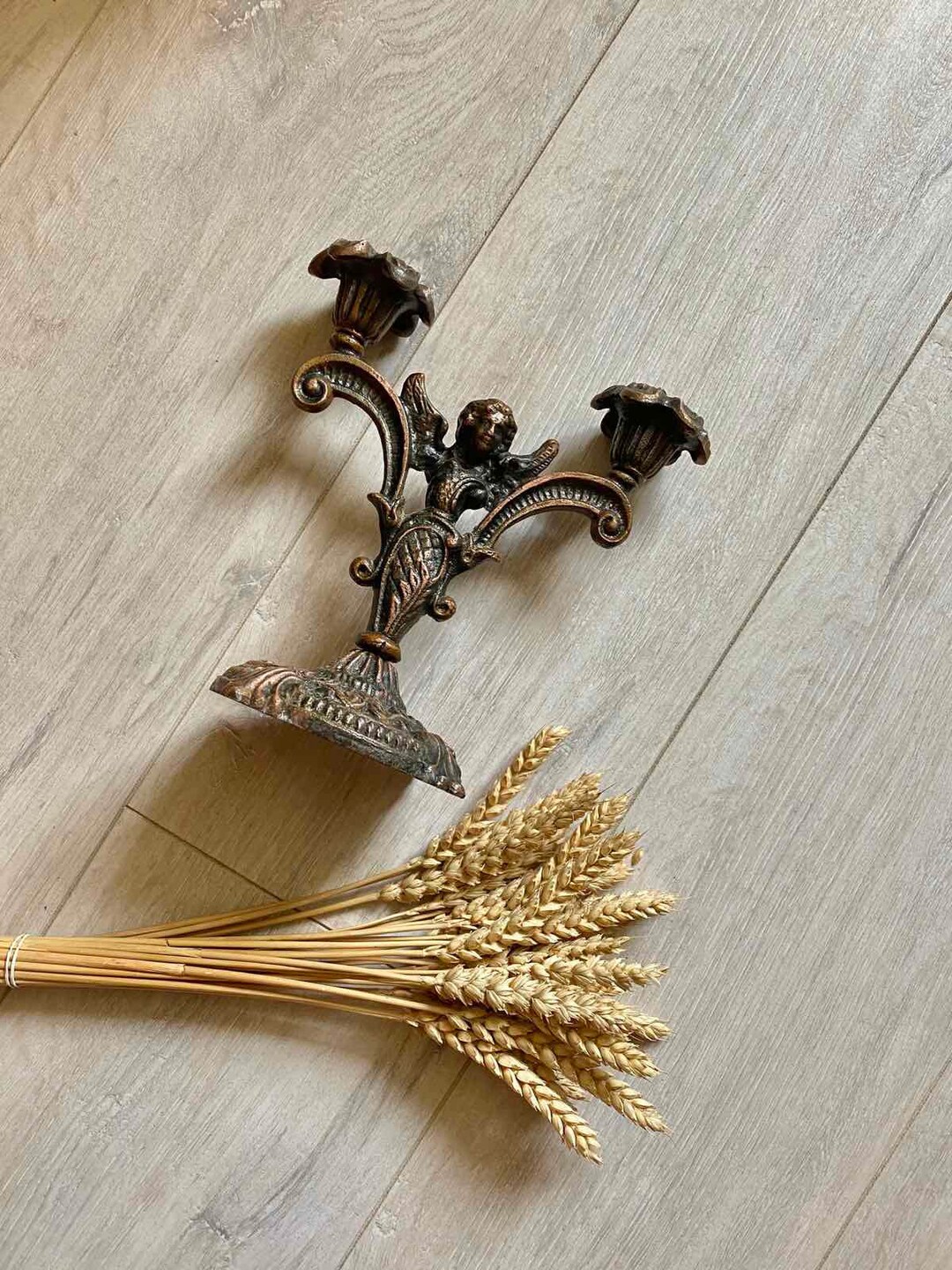 Rare Vintage Soviet Metal Candlestick for Two Candle,ussr Candle Holder ...