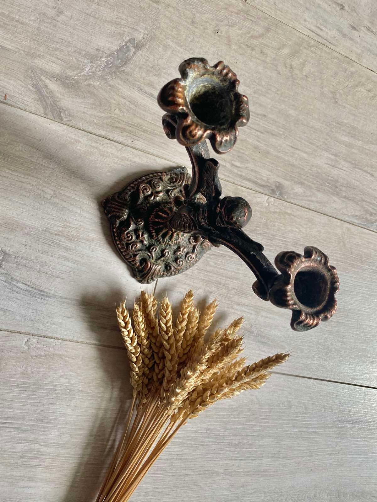 Rare Vintage Soviet Metal Candlestick for Two Candleussr | Etsy