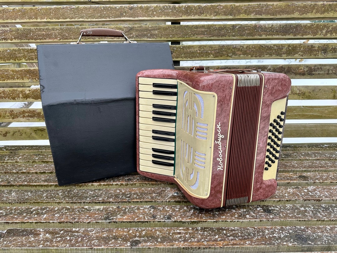 Like New Small Accordion Novosibirsk, Russian Accordion, 1/2 Accordion ...