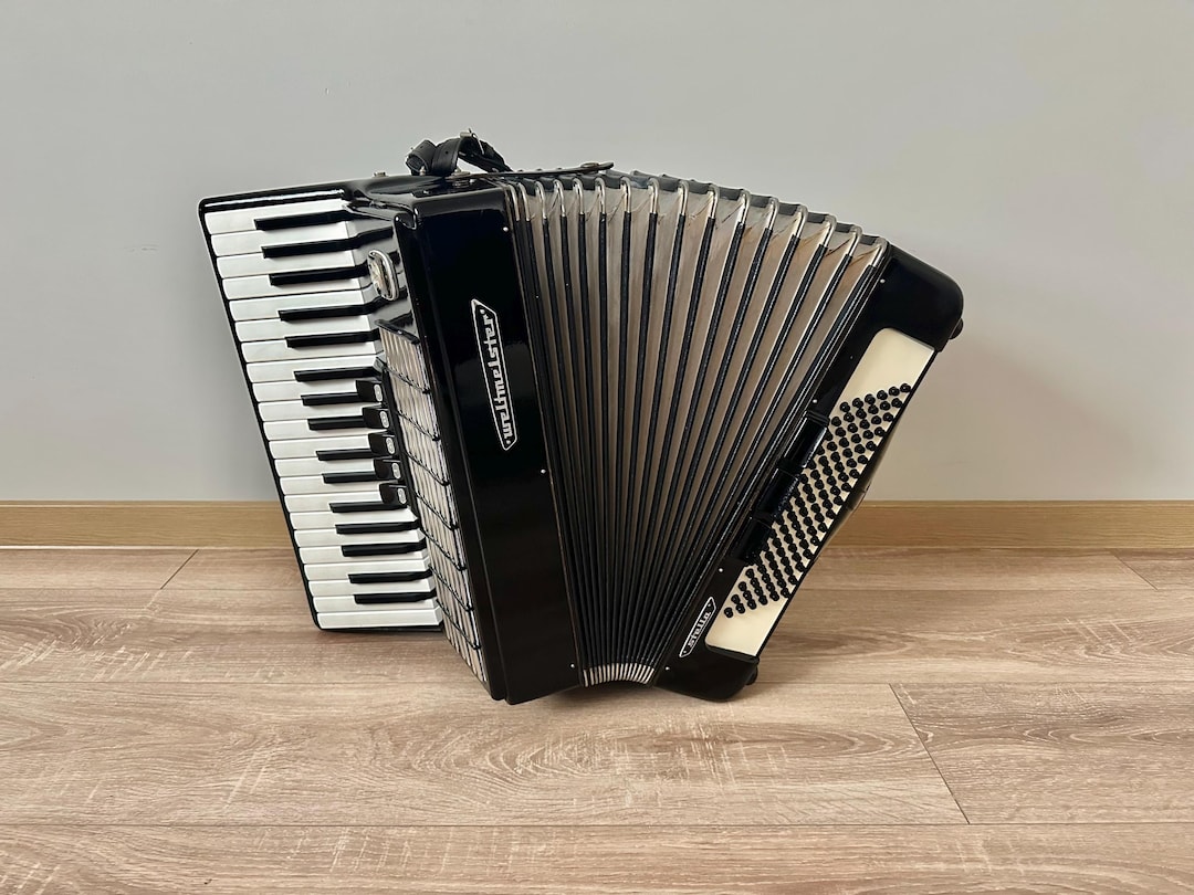 Rare Weltmeister Accordion, 7/8 Accordion, Stella, 96 Bass, 37 Key, 3 ...