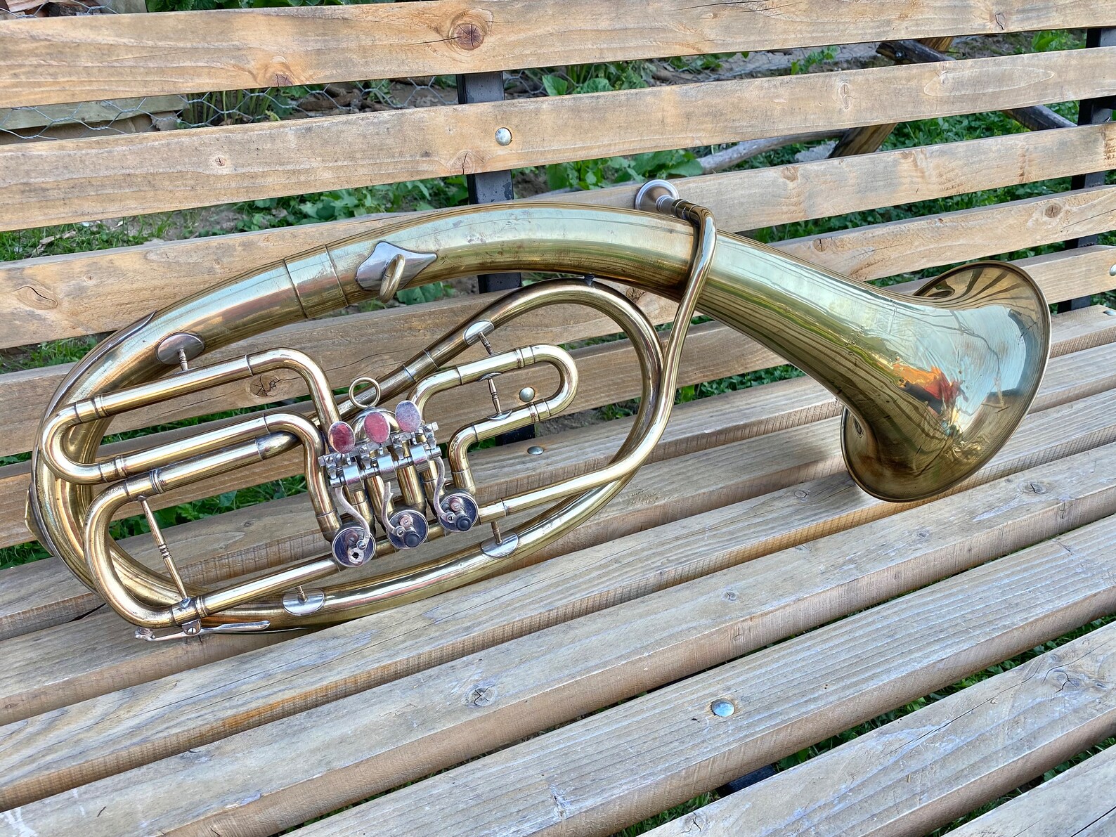 Large Musical Trumpet 32 Inch Musical Instrument Made From - Etsy