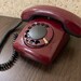 Vintage Burgundy Phone 88sold Rotary Phonesoviet - Etsy