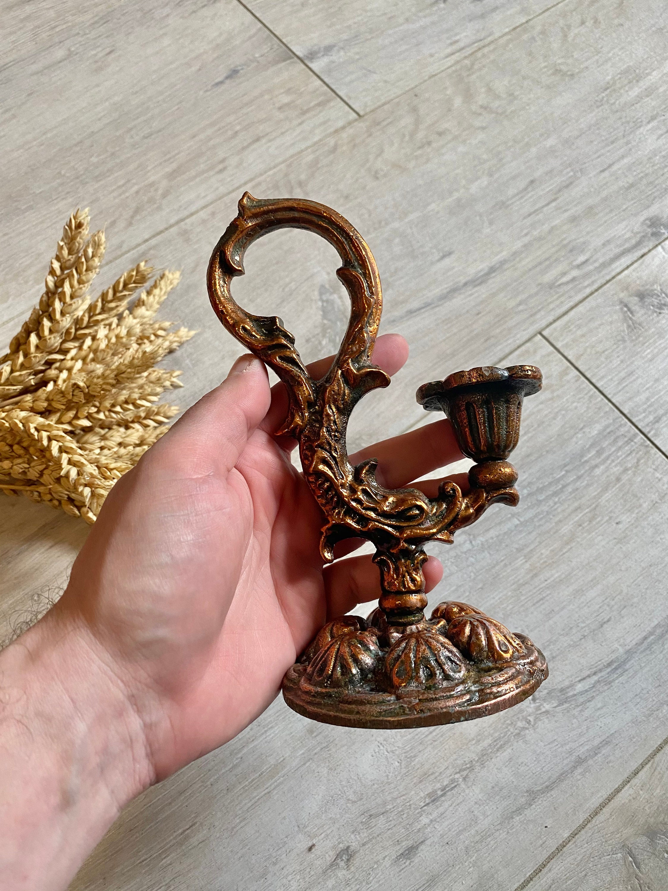 Rare Vintage Soviet Metal Candlestick One Candle USSR Candle - Etsy Ireland