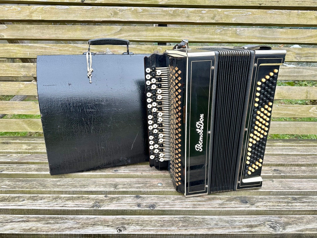 Working Vintage Russian Bayan Rosvov Don, 100 Bass, Antique Bayan ...