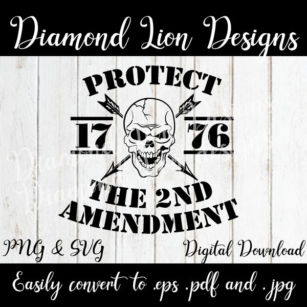 Second Amendment 2a Rifle Svg - Etsy