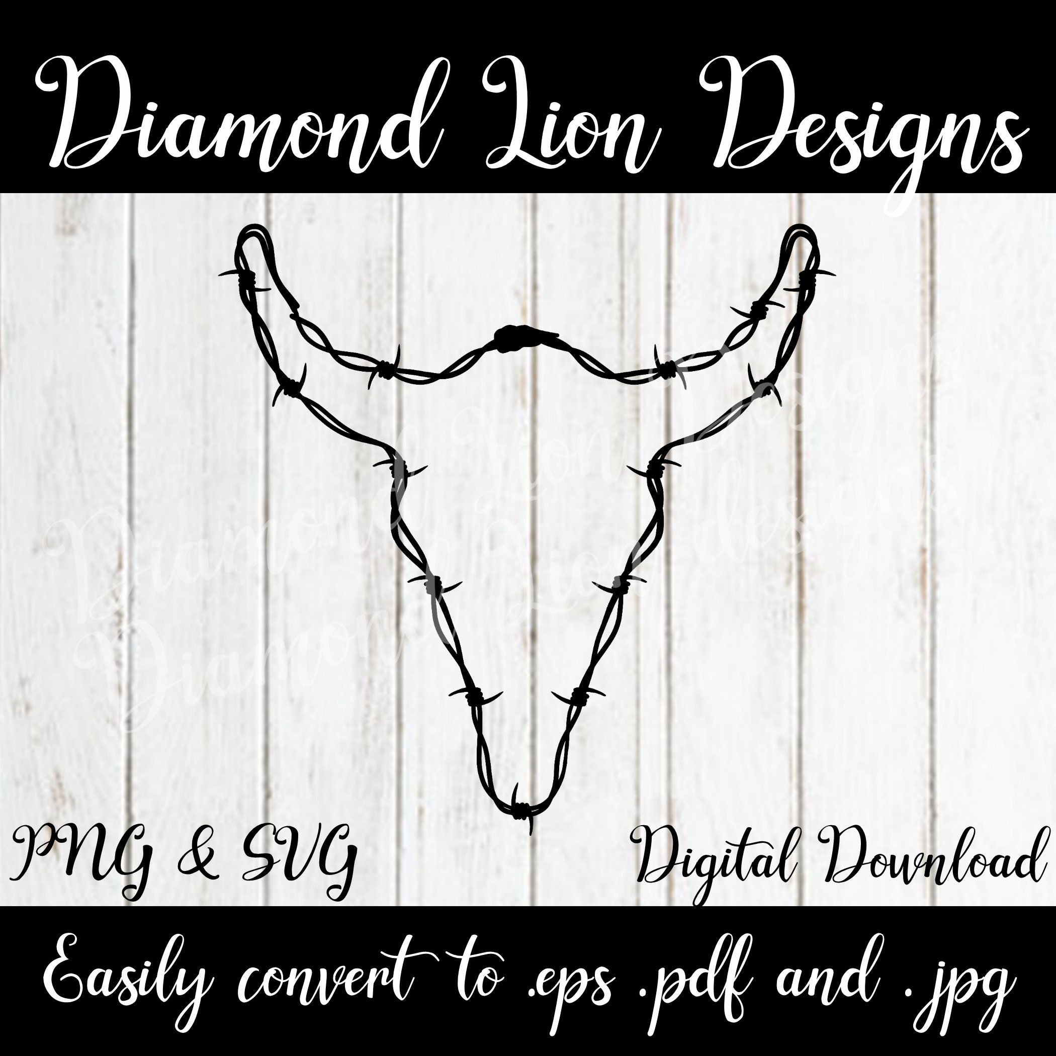 Cow Skull Barbed Wirewired Fencebarb Wirespiked - Etsy Australia