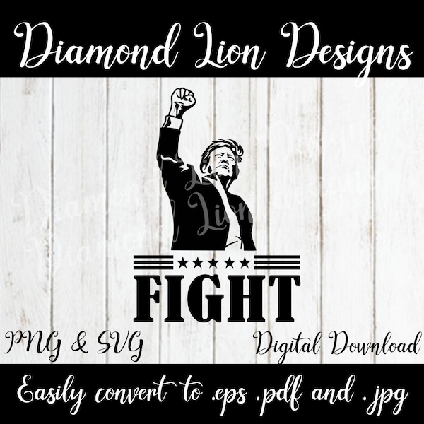 Trump Fist in Air Svg - Etsy