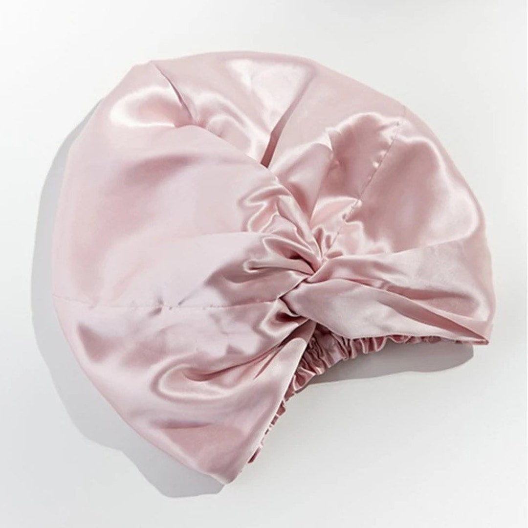 100% Mulberry Silk Caps Silk Bonnets Hair Care Beauty Silk Turban Sleep ...