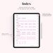 Undated Weekly Student Digital Planner in Pink | iPad & Tablet ...