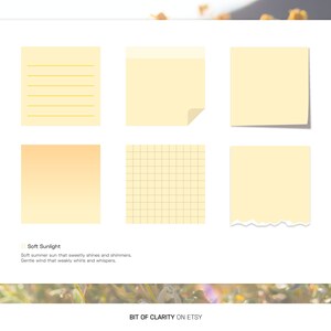 Pastel Digital Sticky Notes & Stickers for Ipad/tablet | Goodnotes ...