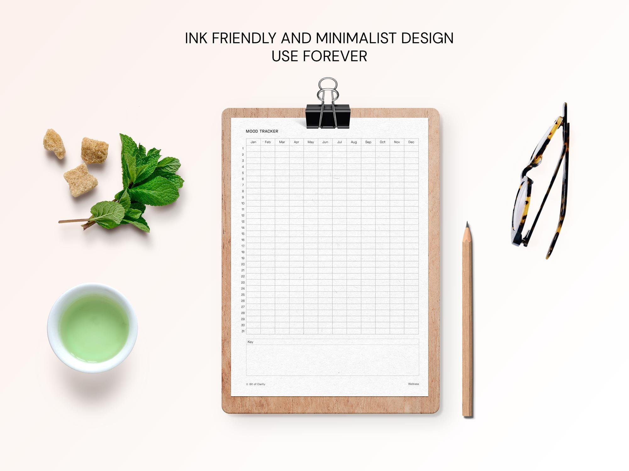 Daily Mood Tracker Printable Wellness Mental Health - Etsy