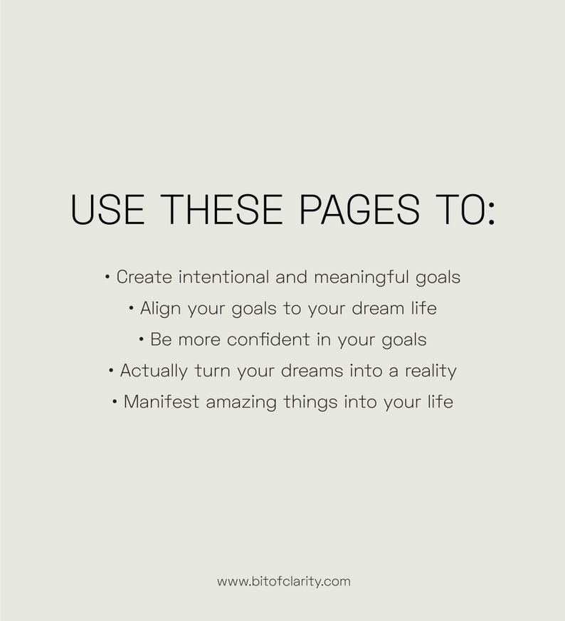 Goal Planner Printable Pack, A4 & Letter, Goal Sheet, Goal Check-in ...