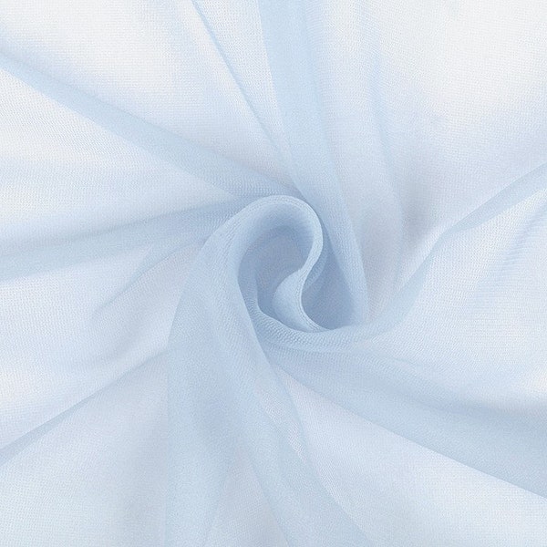 Ice Blue Chiffon - Etsy