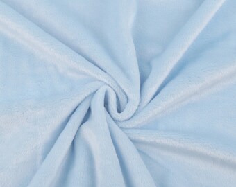 Light Blue Plush Fabric - Etsy