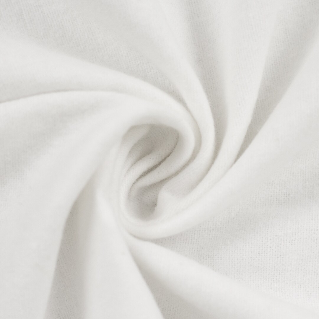 1 Meter Molton 180 Plain White Cotton Polyester Sold by the Meter 150 ...