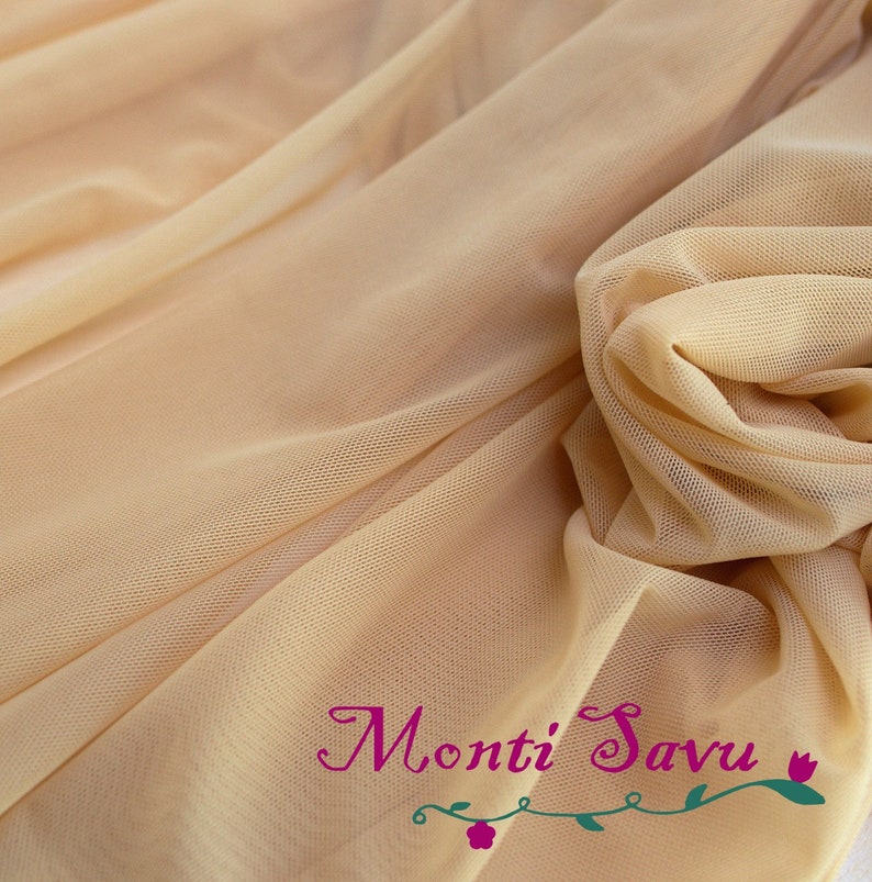 50cm X 150cm Mesh Skin Color Bi-elastic Fabric for Dance | Etsy