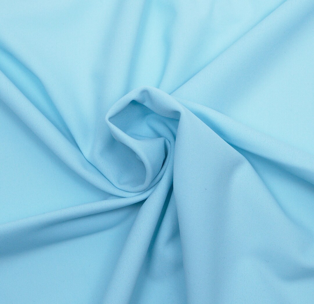 50 Cm Swimsuit Fabric Light Blue Matt Elastic Fabric With Lots of ...