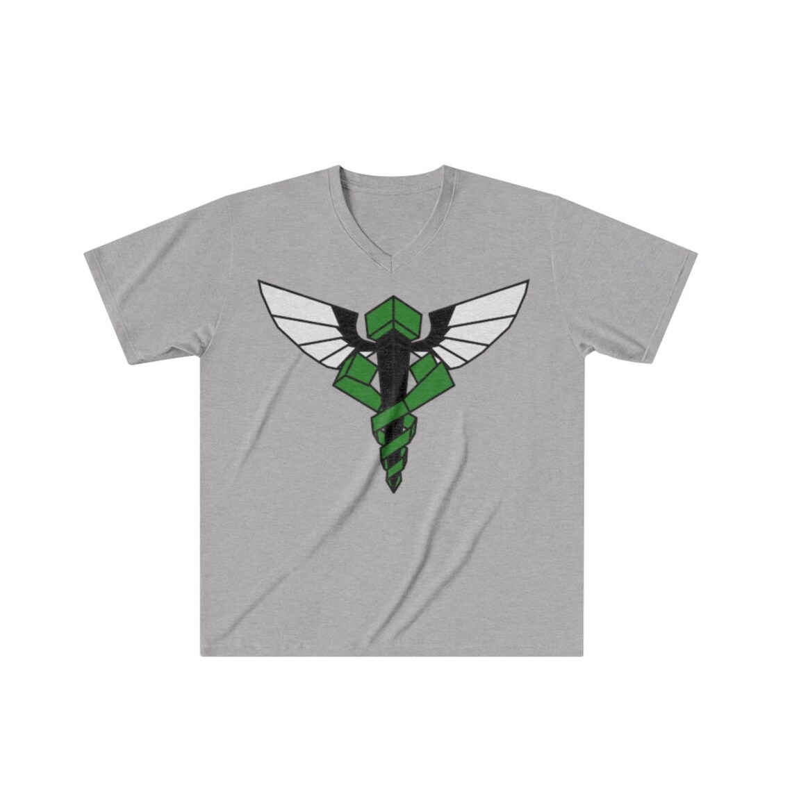 Art Deco DSNY Logo | Sanitation Department | Men's Cool Tri-blend V ...