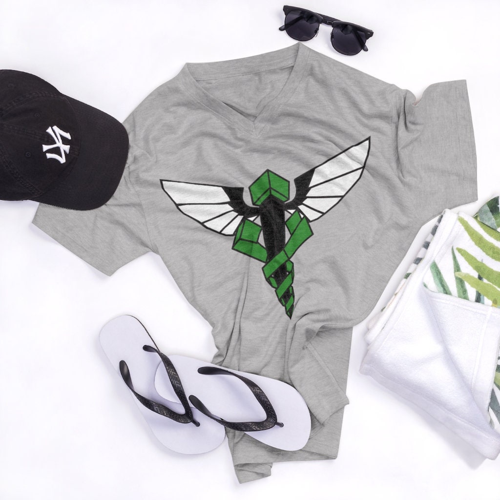 Art Deco DSNY Logo | Sanitation Department | Men's Cool Tri-blend V ...