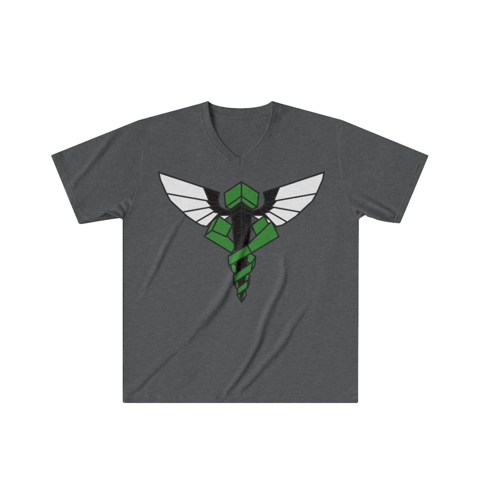 Art Deco DSNY Logo | Sanitation Department | Men's Cool Tri-blend V ...