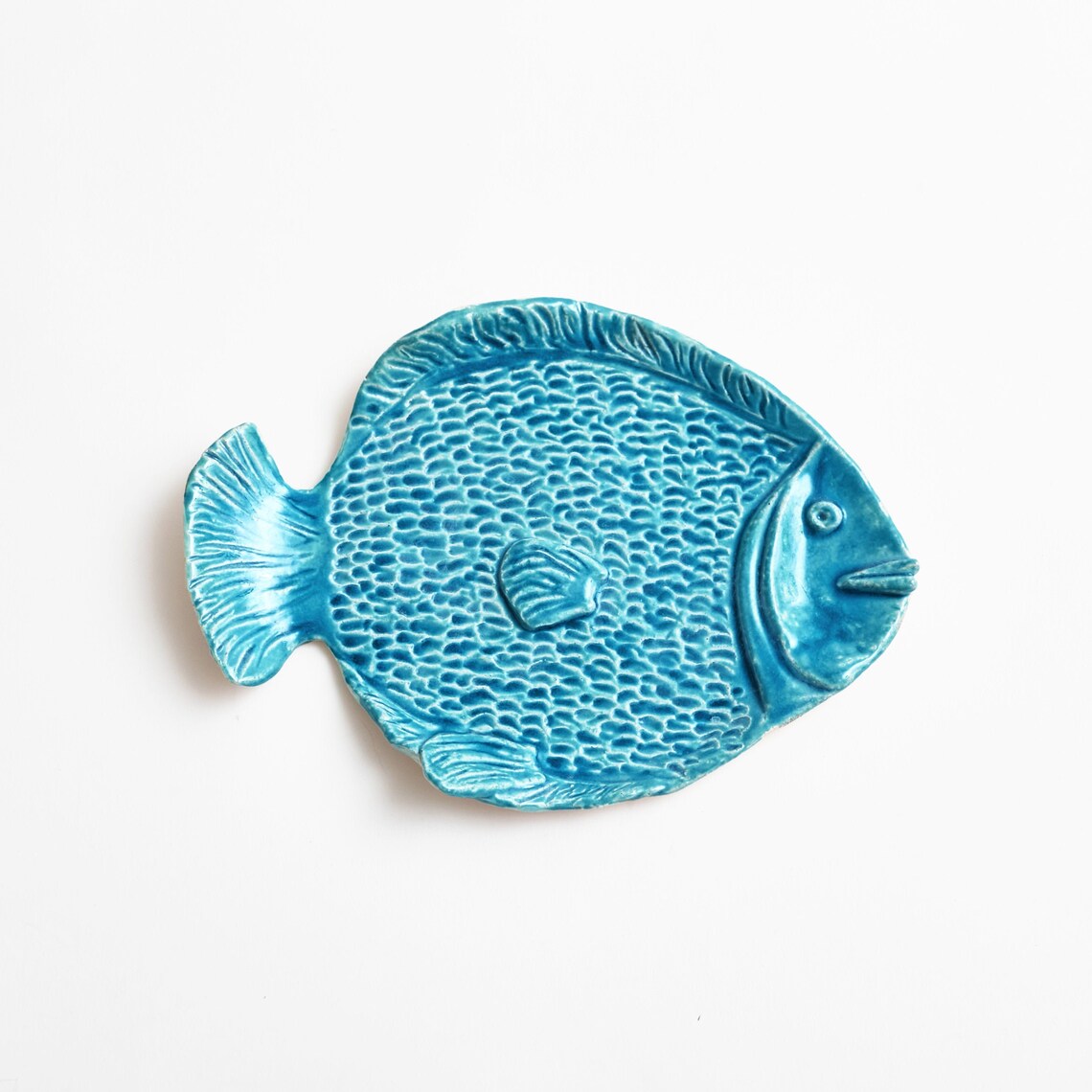 Pottery Fish Plate Abstract Dish Decorative Plate Kitchen - Etsy UK