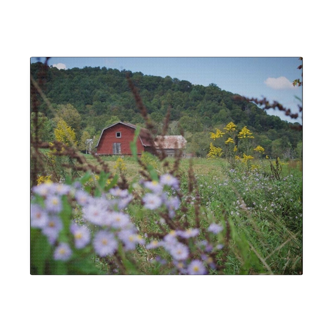 Valle Crucis North Carolina Mountains, Red Barn, Spring Flowers, Fields ...