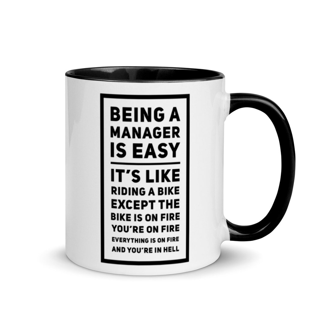 Funny Manager Mug, Gift for Manager, New Manager Mug, Promotion Gift ...