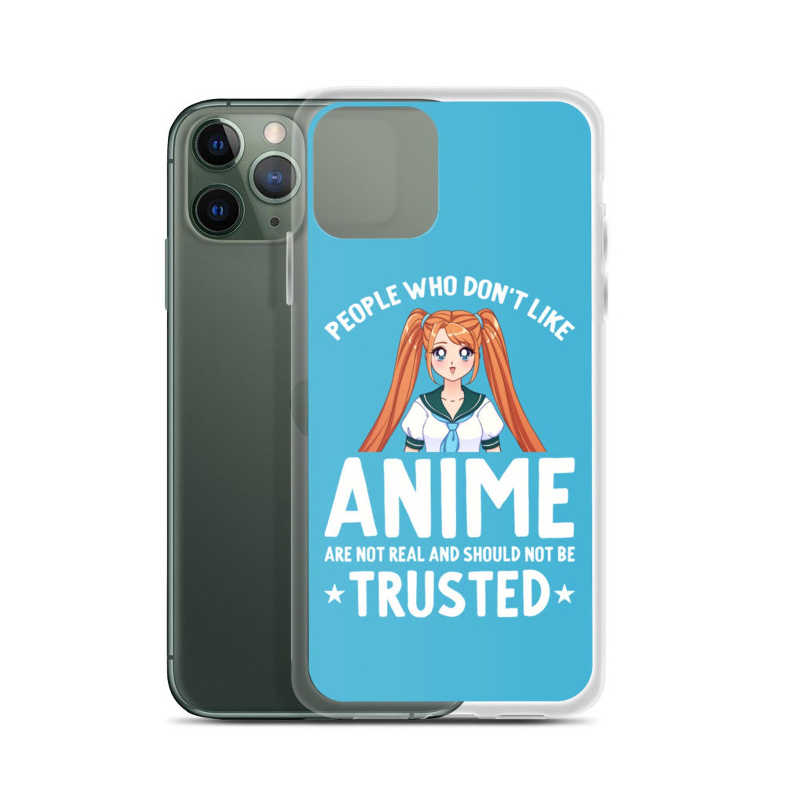 Anime iPhone Case I Love Anime Case People Who Do Not Like | Etsy