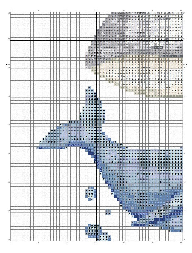 Whales and Friends Cross Stitch Pattern: Ocean Animals (instant PDF ...